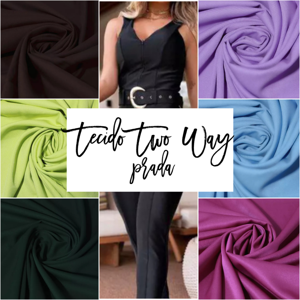 TECIDO TWO WAY (18 METROS) VÁRIAS CORES | Shopee Brasil