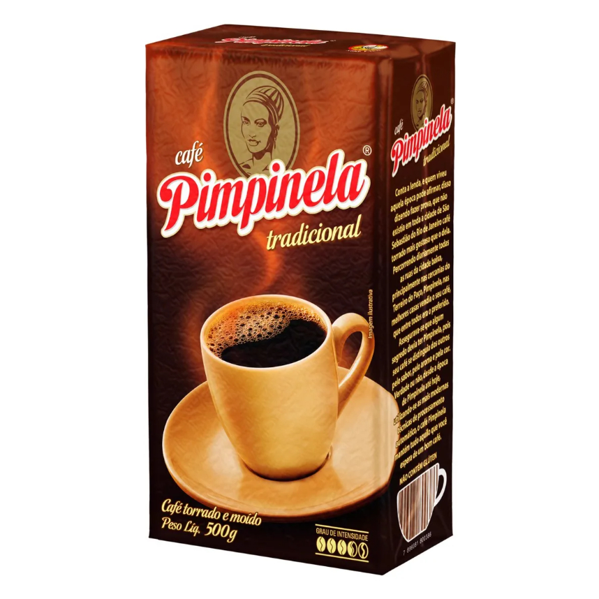 Café Torrado E Moído A Vácuo Tradicional Pimpinela - 500g | Shopee Brasil