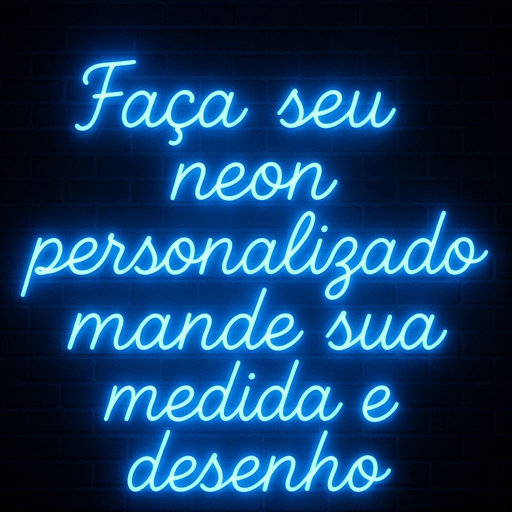 Neon LED personalizado - Mande sua Medida e Desenho - Shanti | Shopee ...