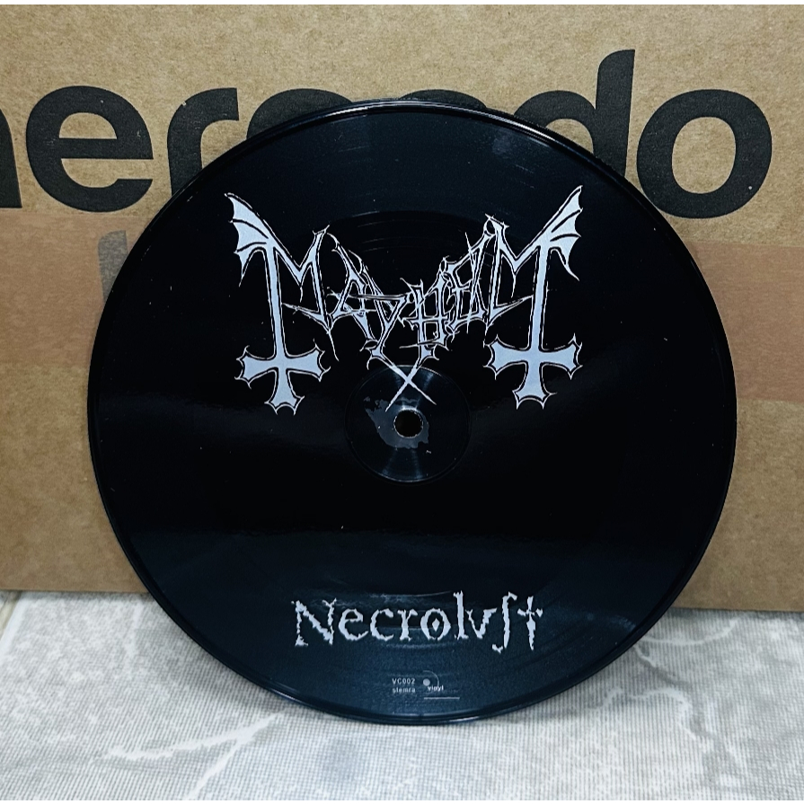 Mayhem & Zyklon B - Necrolust & Total Warfare Disco de Vinil 7" Picture ...