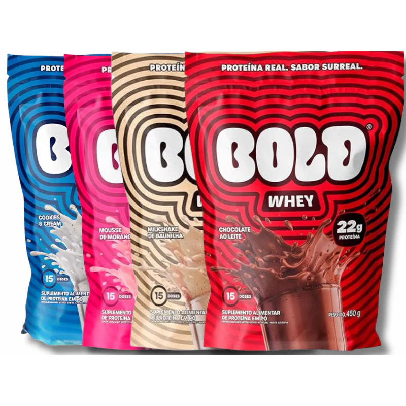 Whey Protein Bold Whey 3W 450g | Shopee Brasil