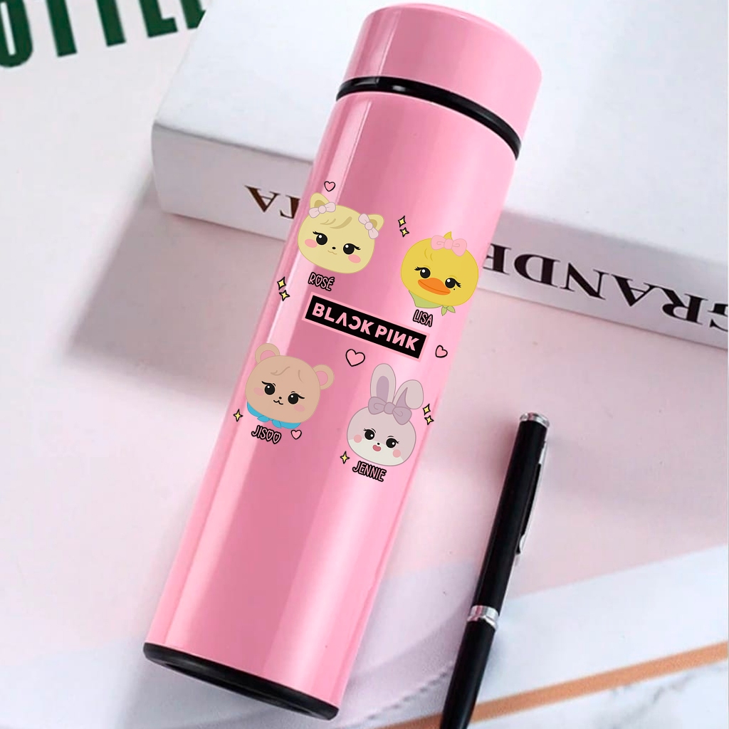 Garrafa térmica Blackpink - Kpop - Blink - Lisa - Jennie - Jisoo - Rosé ...