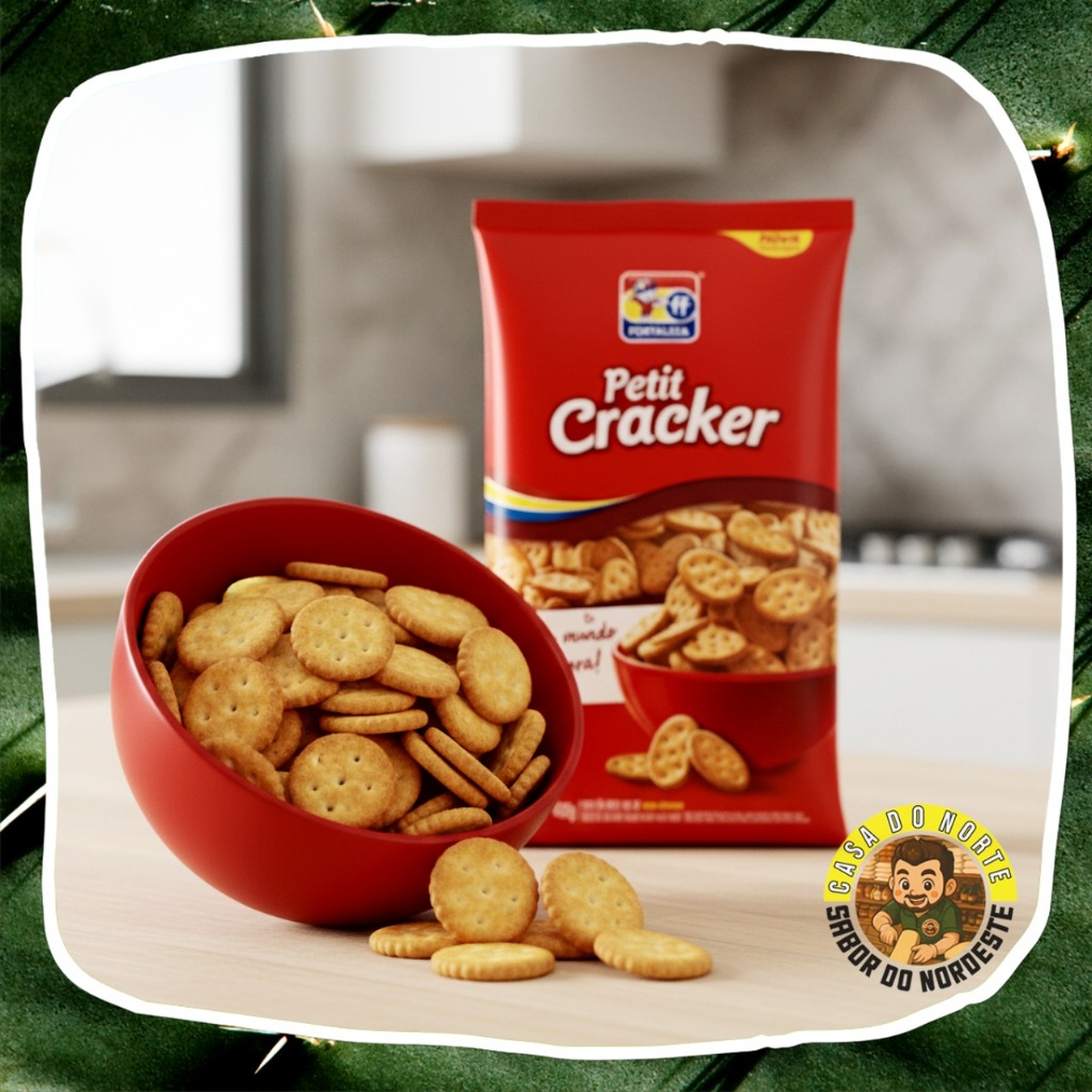 Biscoito Petit Cracker Salgado Fortaleza 400g - Salgado Original ...