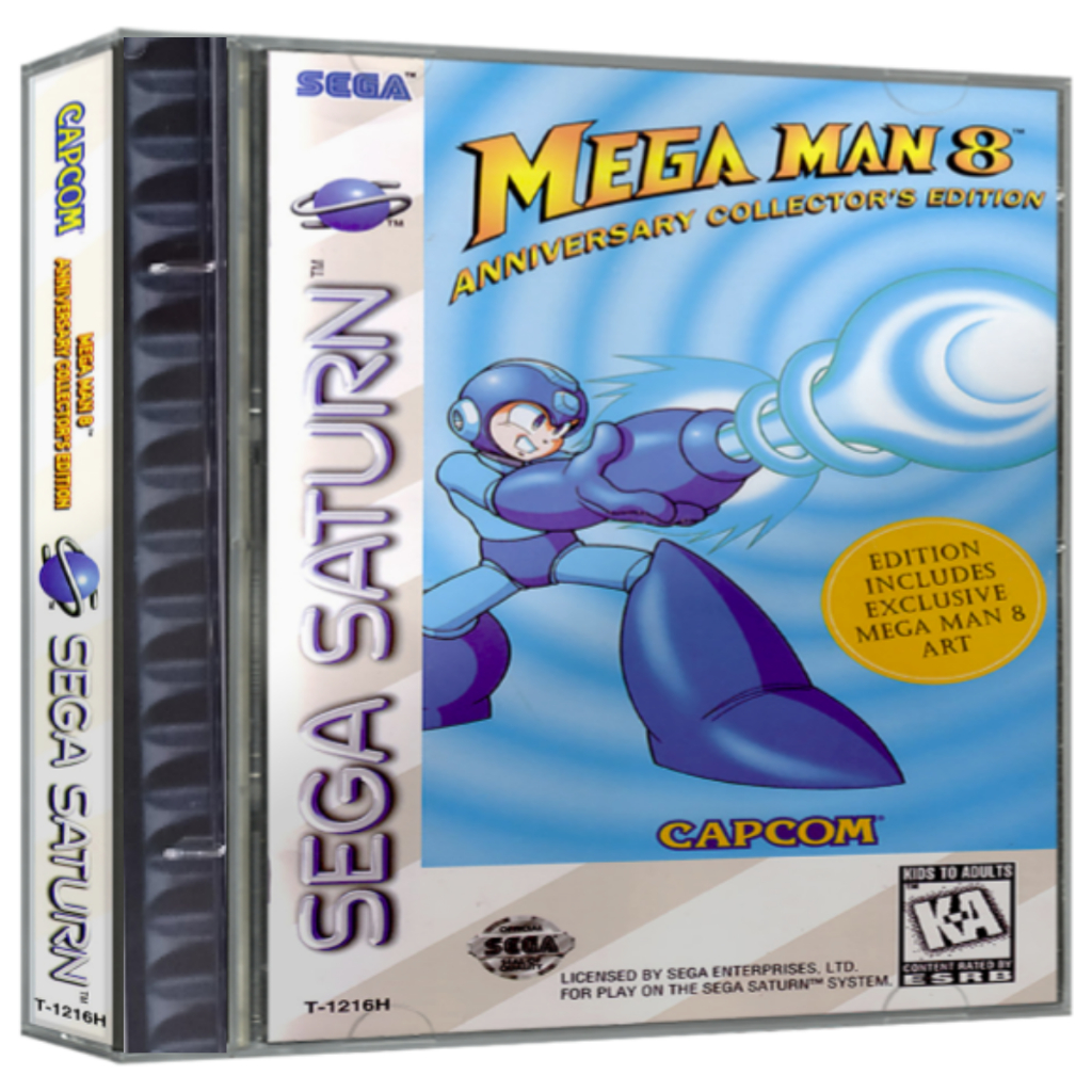Mega Man 8 - Anniversary Collector's Edition -Sega Saturno | Shopee Brasil