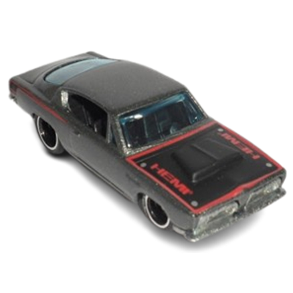HOT WHEELS 68 PLYMOUTH HEMI BARRACUDA PHIL'S GARAGE LOOSE PNEUS EM BORRACHA | Shopee Brasil