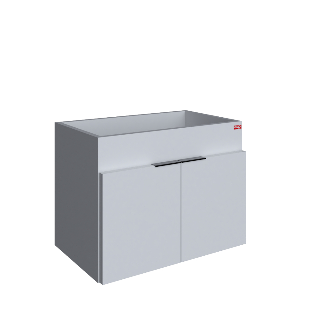 Gabinete Banheiro Madeira S/Pia 55 X 45 X 30 Cm MDF CLD 0106 Branco ...