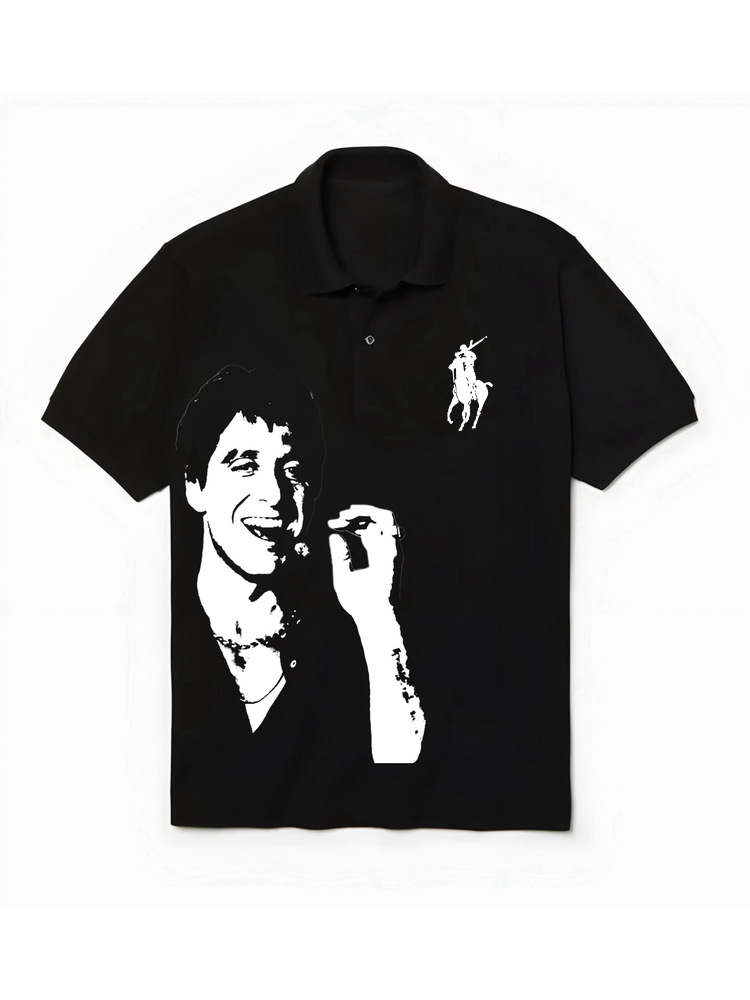 Polo Scarface Al Pacino Algodão Streetwear | Shopee Brasil