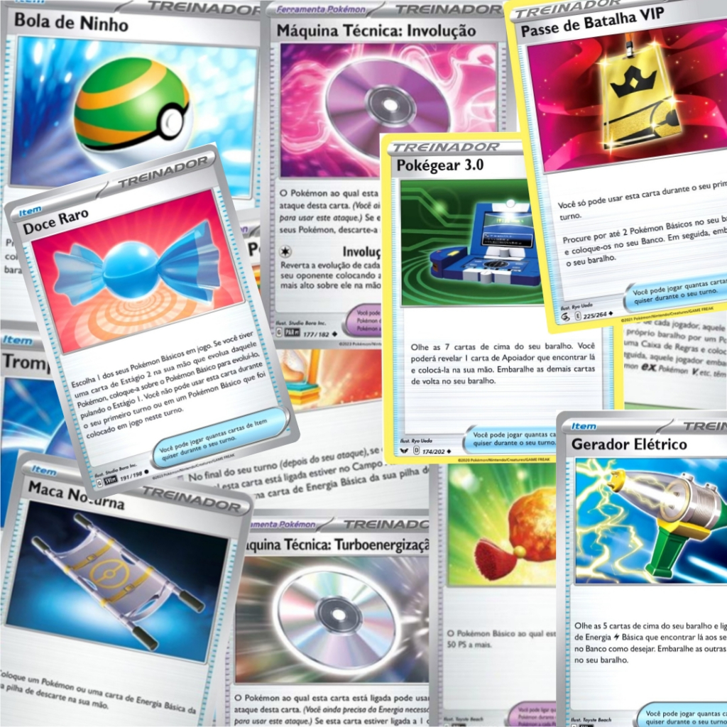 Carta Pokémon Tcg Apoiador - Ferramenta - Estádio - Português Cartas ...