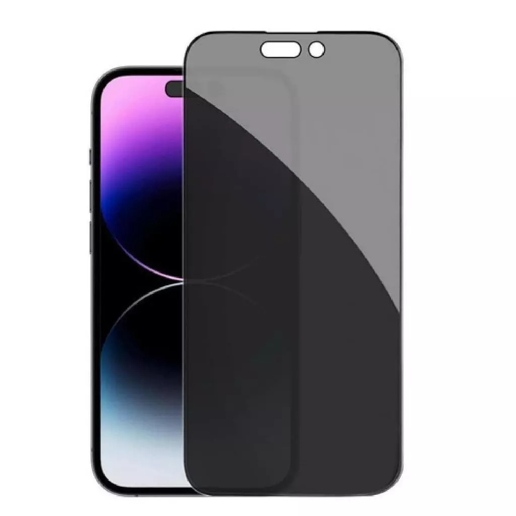 Película Privacidade 9D Vidro Temperado iPhone 11/12/13/14/15/16 Anti ...