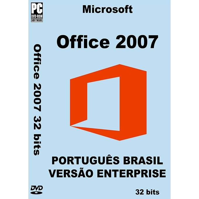 Office 2007 Enterprise 32 bits - Versão Completa (DVD/PC) | Shopee Brasil