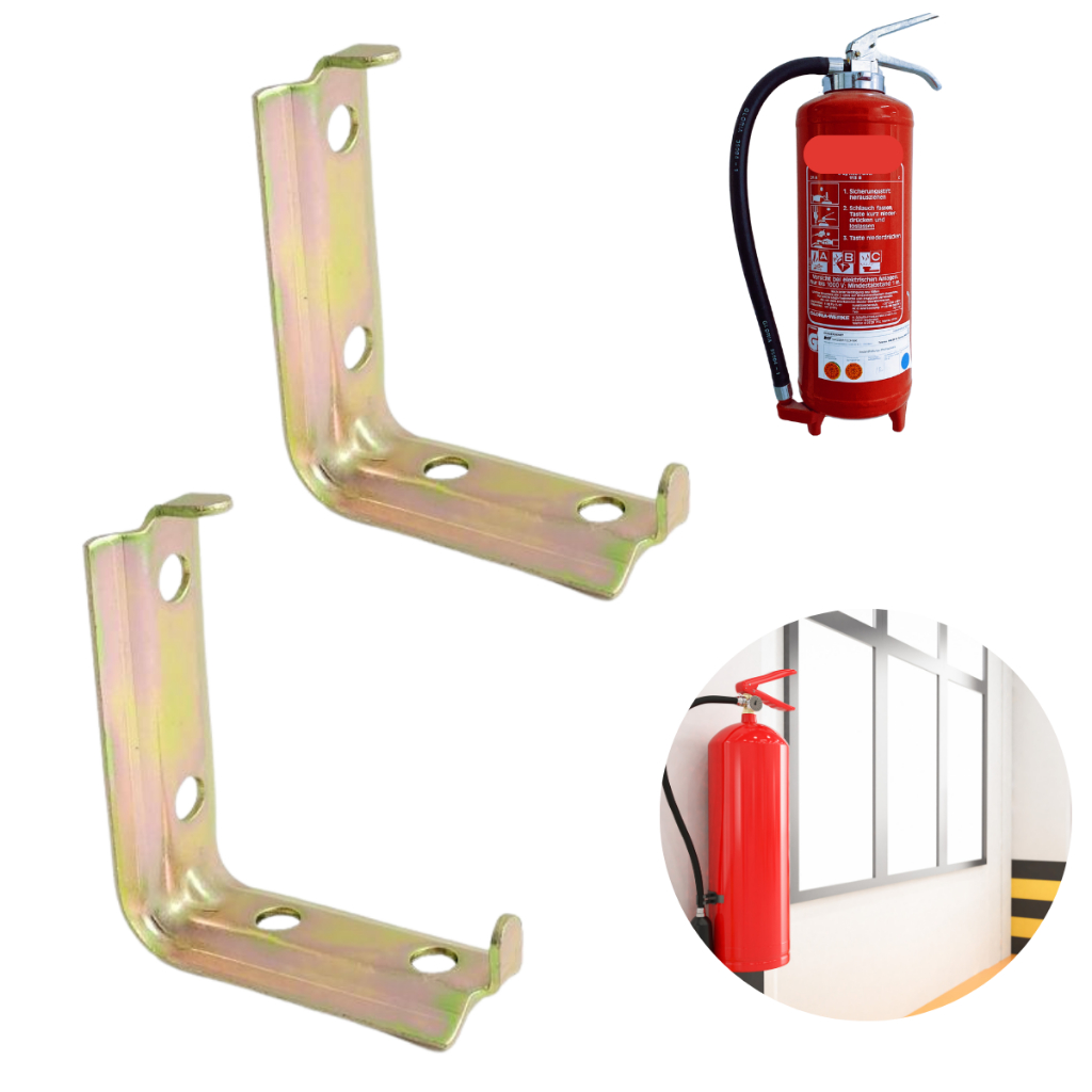 Suportes de Parede Para Extintor de Incêndio Universal Kit com 50 ...
