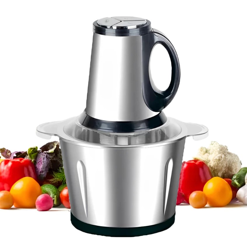 Triturador de Alimentos 1000W Legumes Processador de Carne Inox 3 Litros 110v e 220v | Shopee Brasil