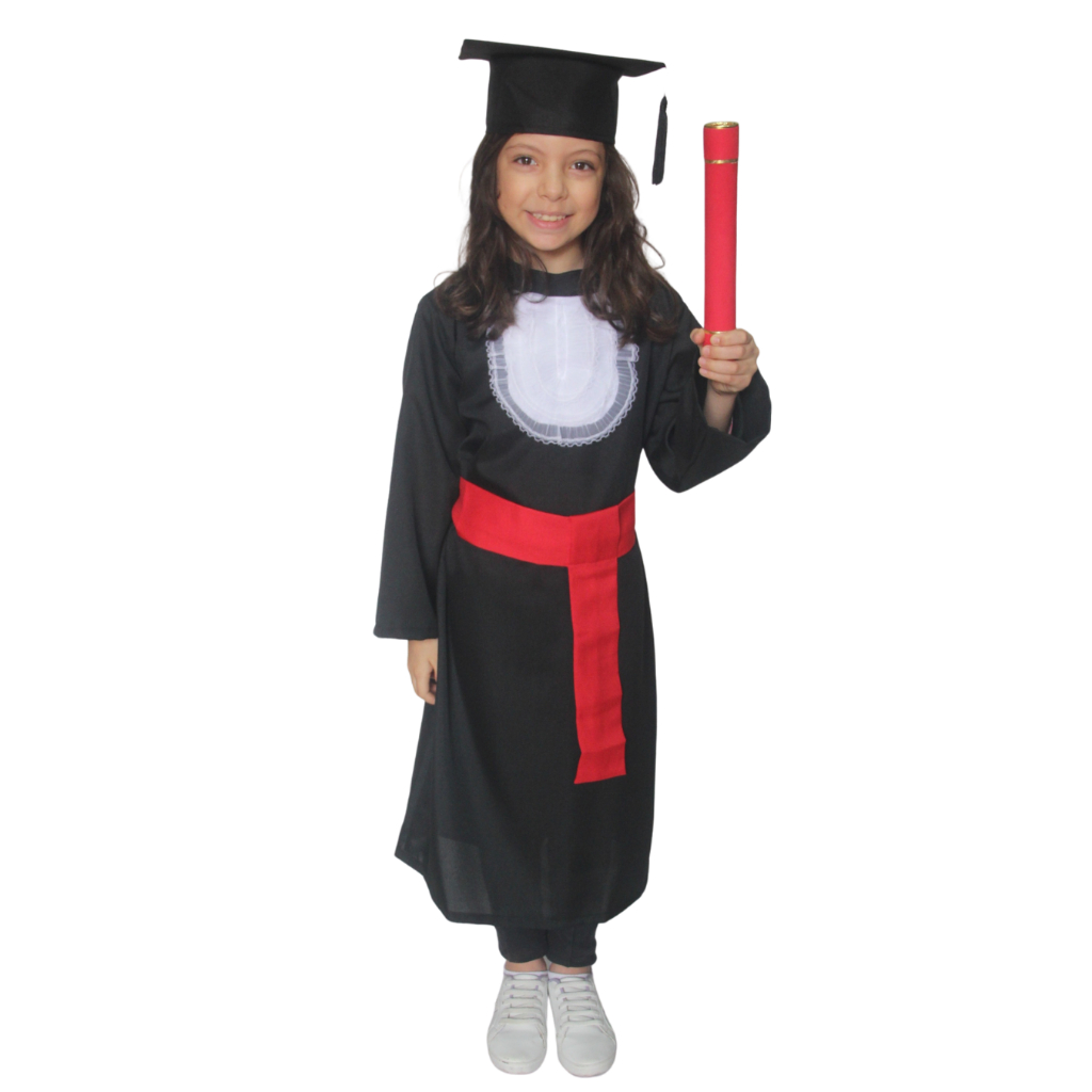 Kit 15 Beca De Formatura Infantil Completa, Capelo E Canudo | Shopee Brasil