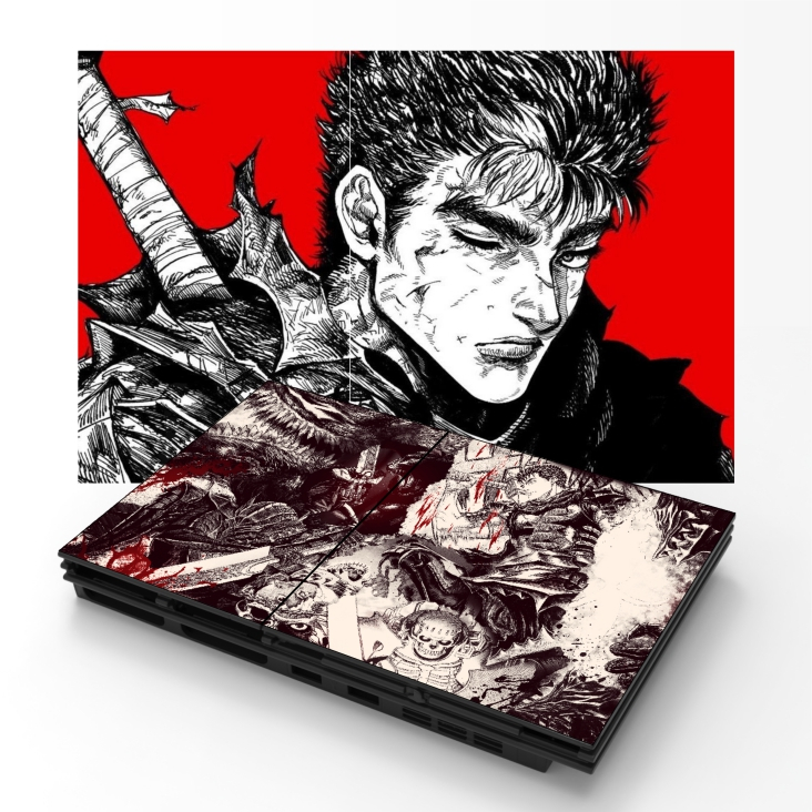 Skin para PS2 Slim - Berserk - Guts | Shopee Brasil
