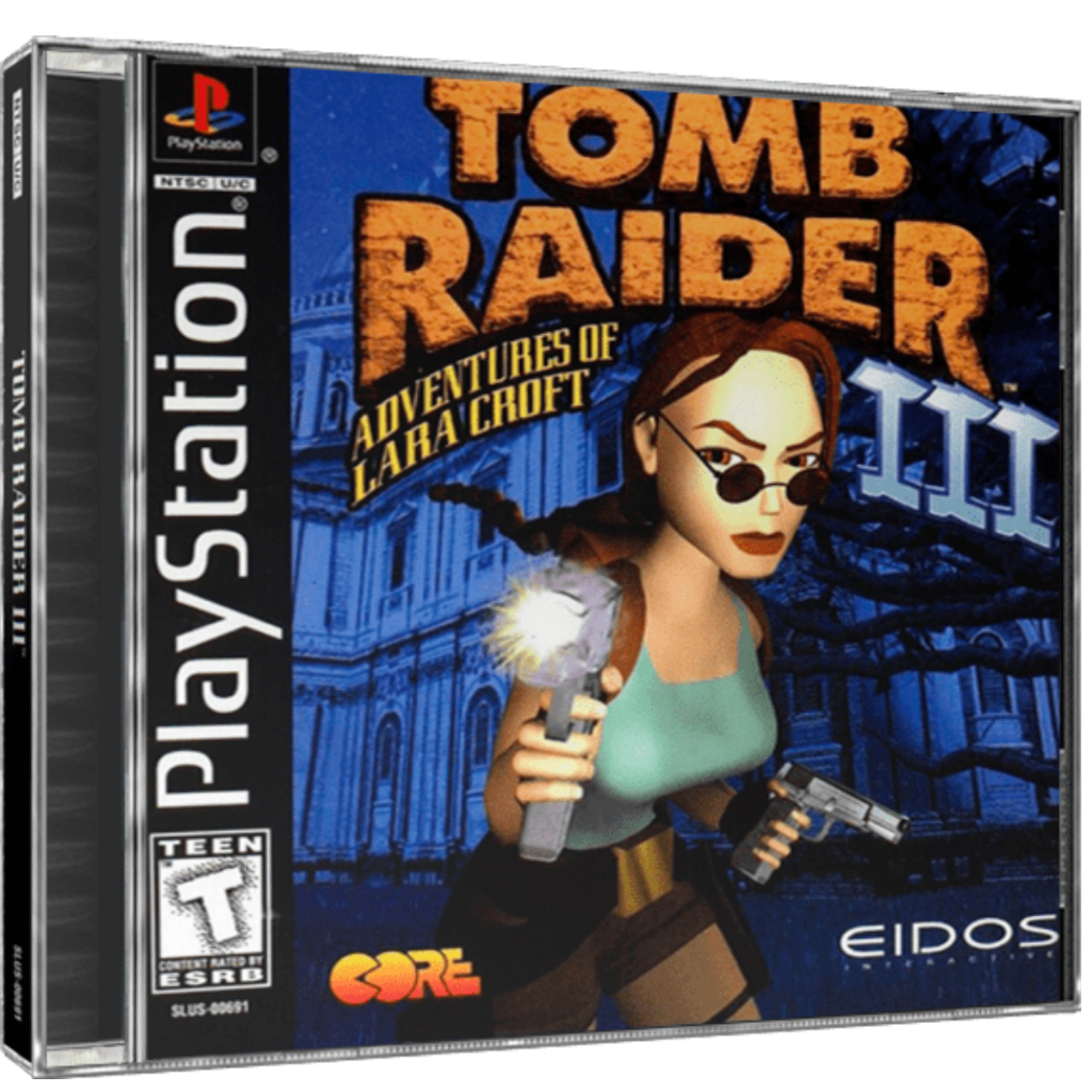 Tomb Raider 3 - Adventures of Lara Croft - PS1 | Shopee Brasil