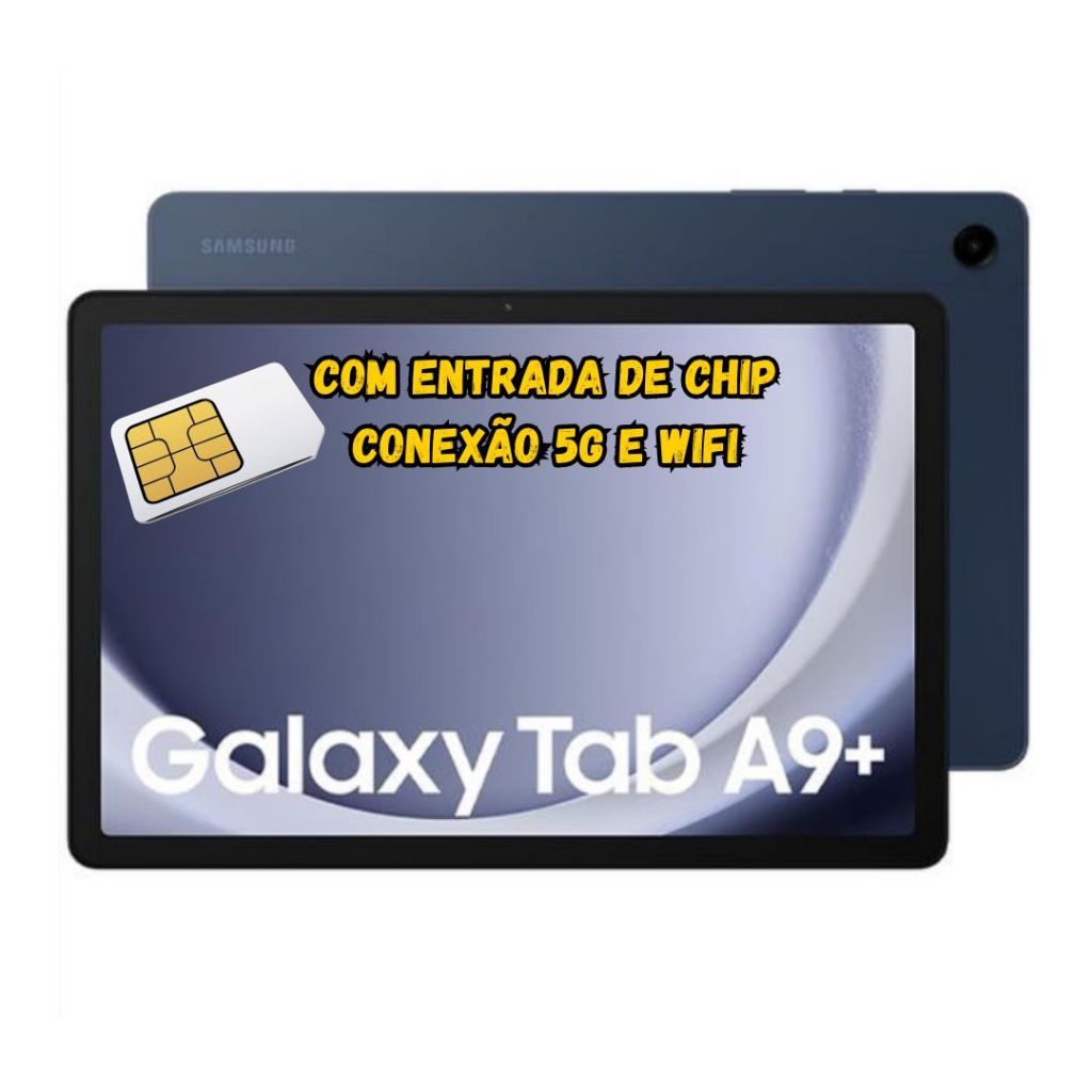 Tablet Samsung Galaxy Tab A9+ SM-X216B 5G 128GB/8GB Ram de 11" 8MP/5MP ...