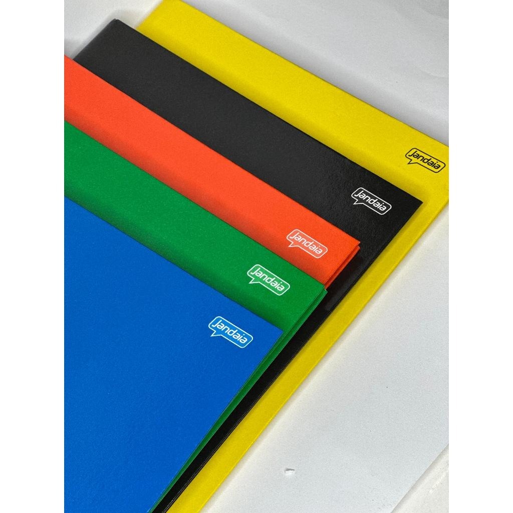 Kit 10 Caderno Brochurao 80 Folhas Capa Dura Grande A4 GRANDE Jandaia ...