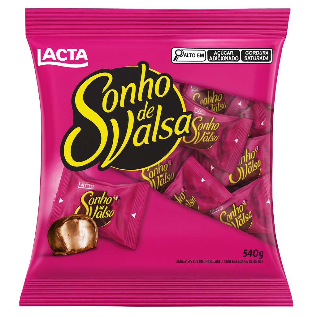Bombom Sonho De Valsa 540G - Lacta | Shopee Brasil
