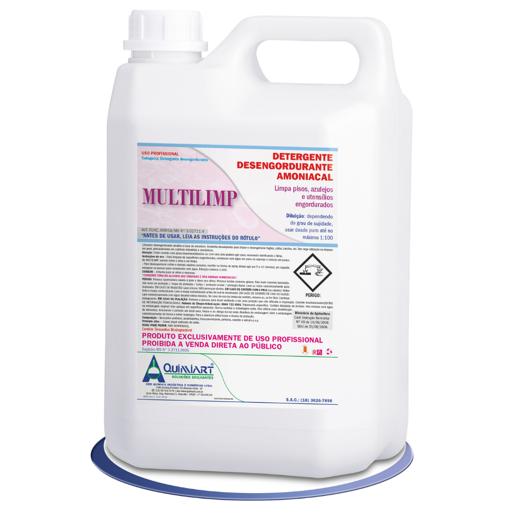 Detergente Amonical Desengordurante Multiuso - Multilimp | Shopee Brasil