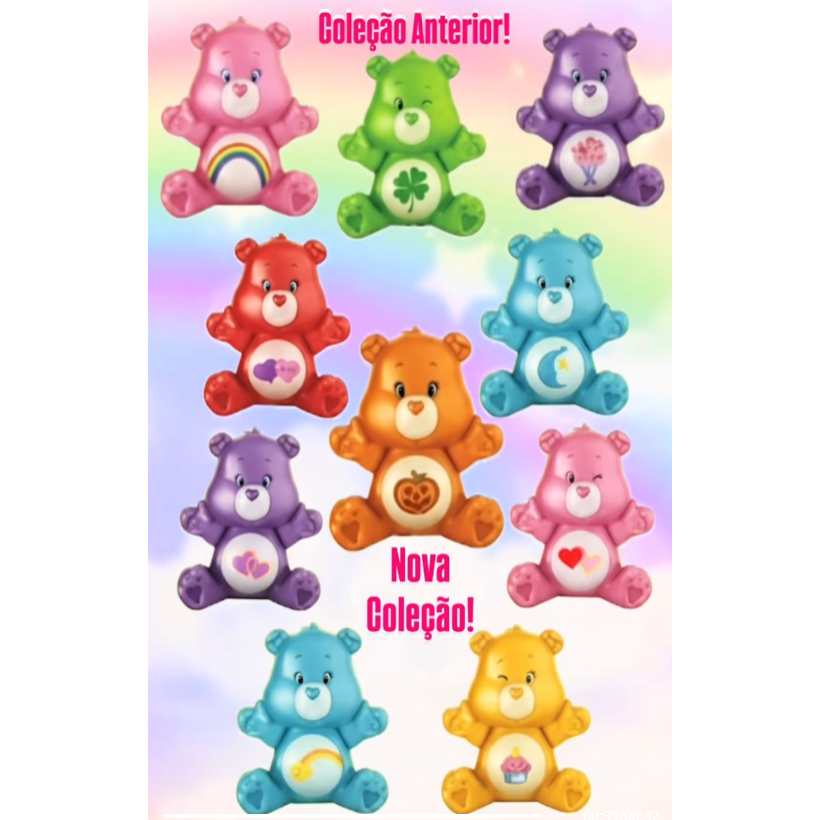 Bonecos Ursinhos Carinhosos - Coleção Giraffas 2025 (encomenda ...