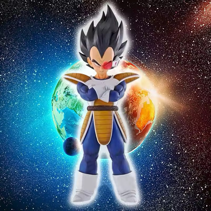 Action Figure Vegeta Com Scouter 25Cm Saga Sayajin Dragon Ball Z ...
