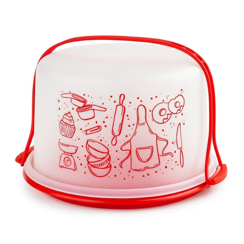 Tupperware Big Cake Boleira Redondo Receitas Tupper | Shopee Brasil
