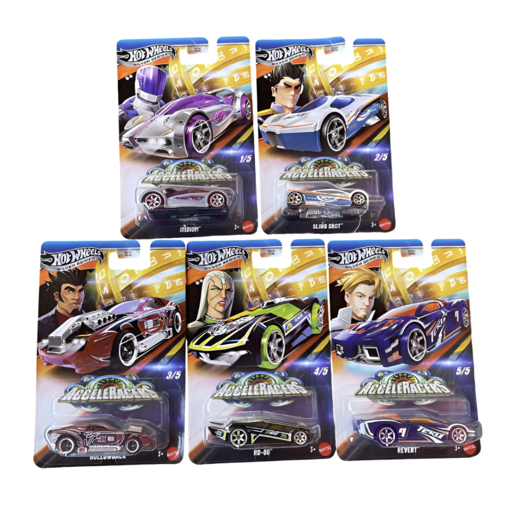 Hot Wheels Silver Series - Modelos Acceleracers 2025 1:64 | Shopee Brasil