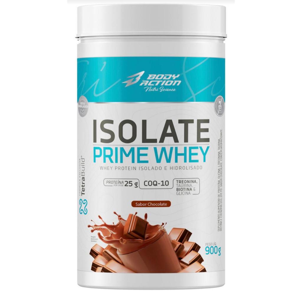 prime whey isolate bodyaction sabor chocolate sem lactose 900 gramas ...