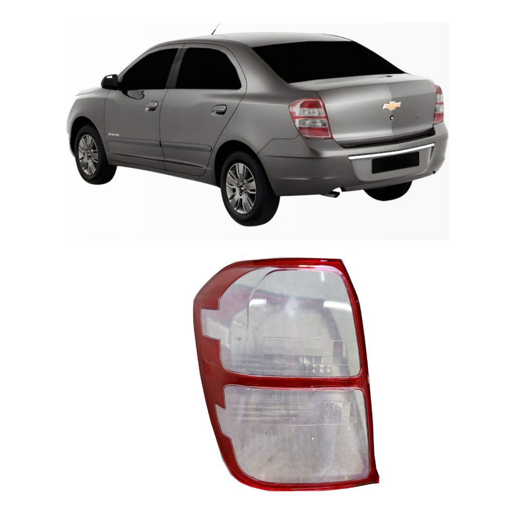 Lente Lanterna Traseira Cobalt 12 13 14 15 Bicolor Esquerdo lado do ...