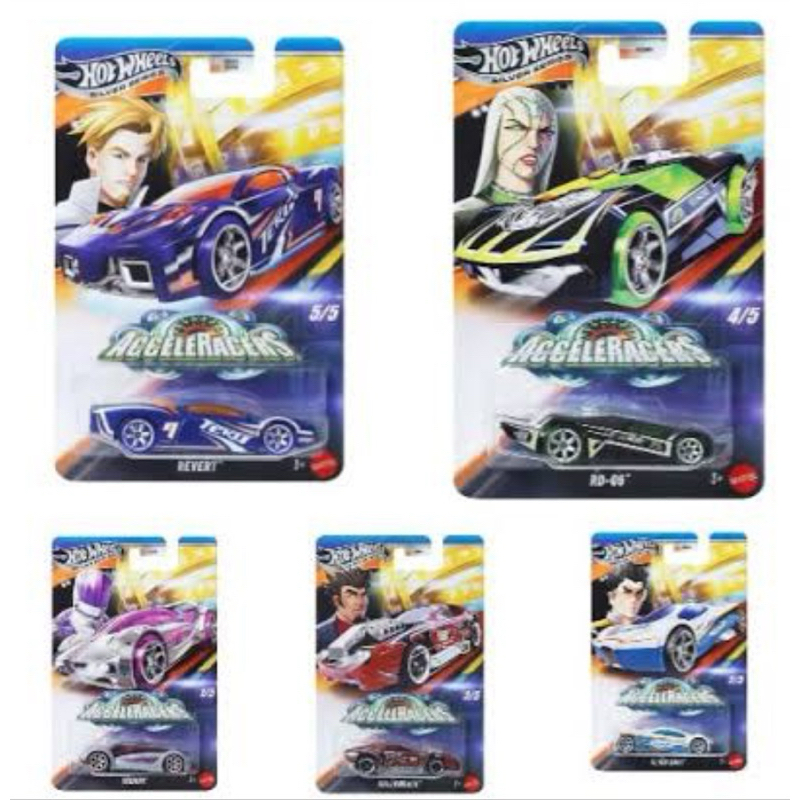 Hot Wheels Silver Series ACCELERACERS 2025 Set Completo - 5 Miniaturas | Shopee Brasil