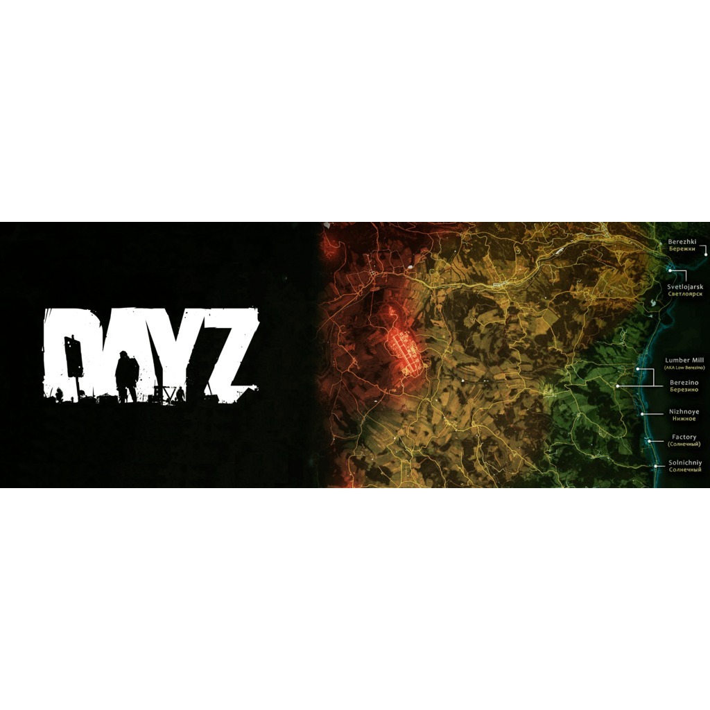 Mousepads Gamer DayZ Map Tiers | Shopee Brasil