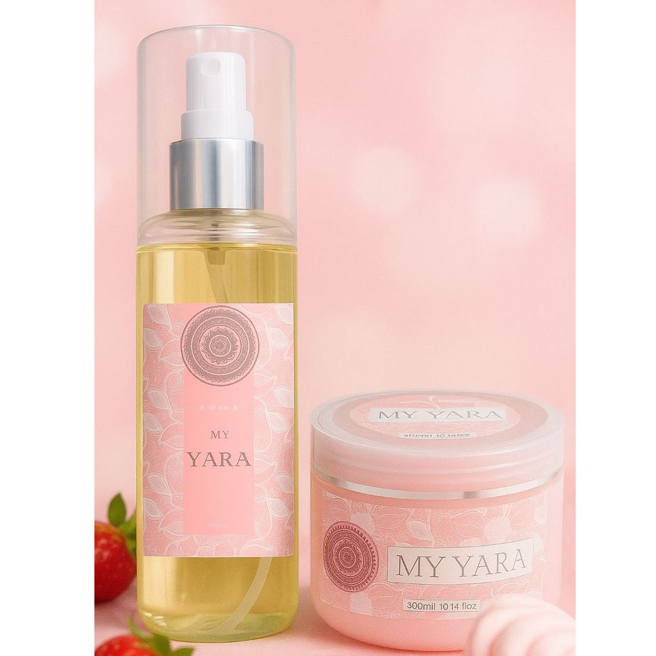 Kit My yara body splash 200ml e hidratante 250ml | Shopee Brasil