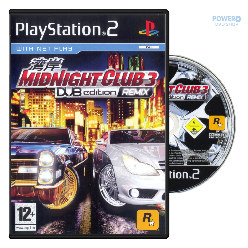 Jogo - Midnight Club 3 - DUB Edition Remix - Ps2 - DVD Mídia Física ...