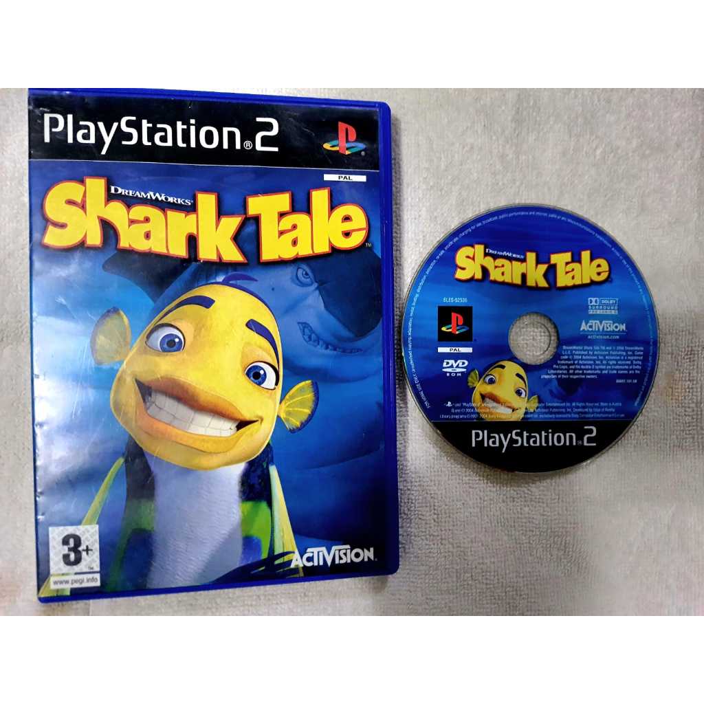 Playstation 2 Shark Tale - Pal Europeu | Shopee Brasil