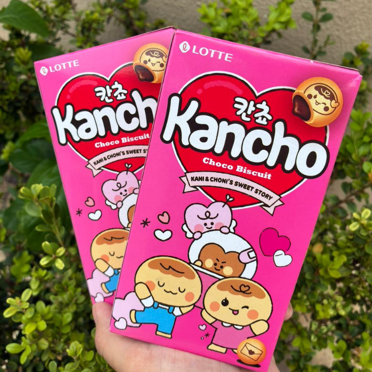 Choco Biscuit Kancho Lotte - 42g | Shopee Brasil