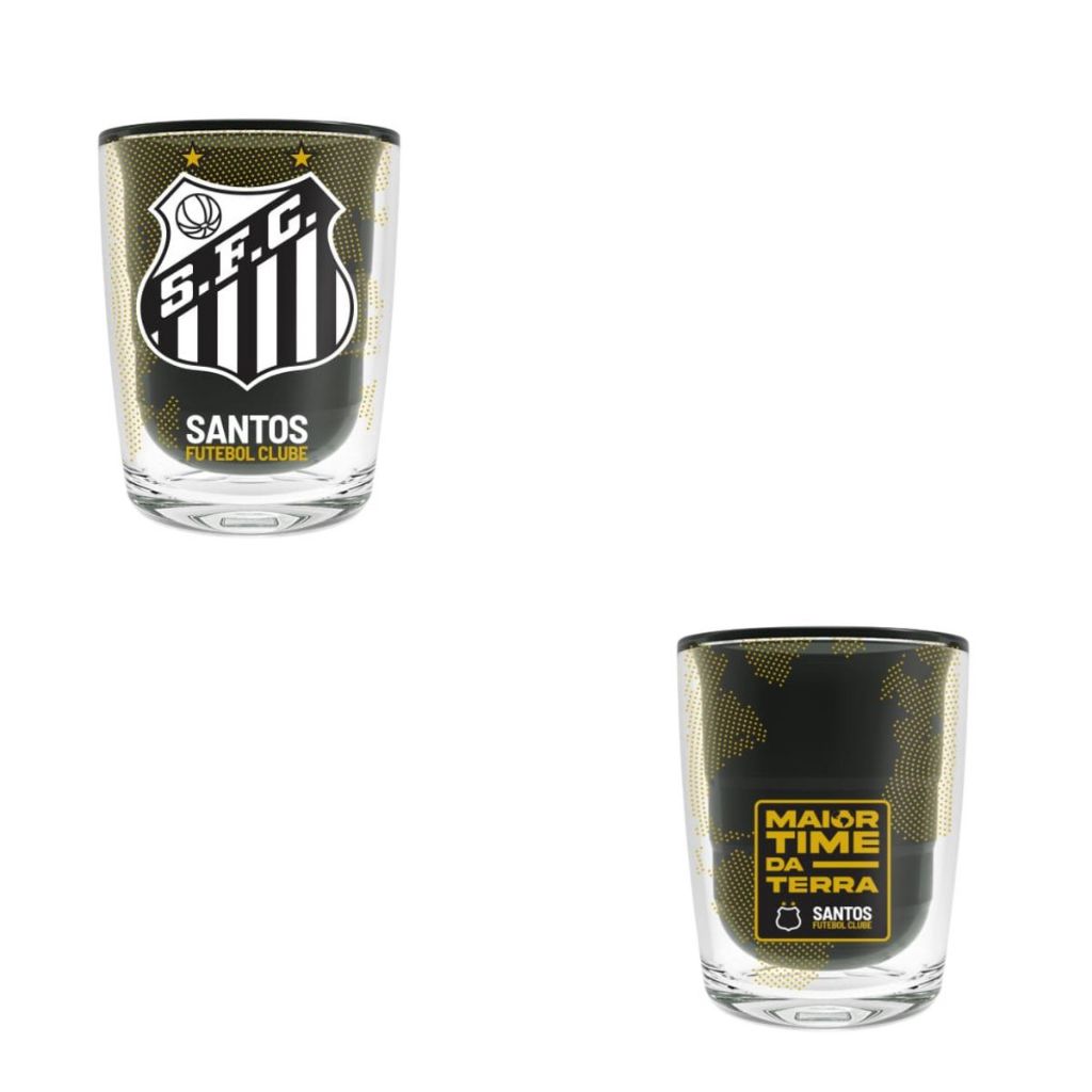 Copo Shot Santos | O Maior Time da Terra | Shopee Brasil