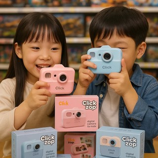 Câmera Fotográfica Instantânea Rosa ou Azul Zooptoys Impressão Térmica ...