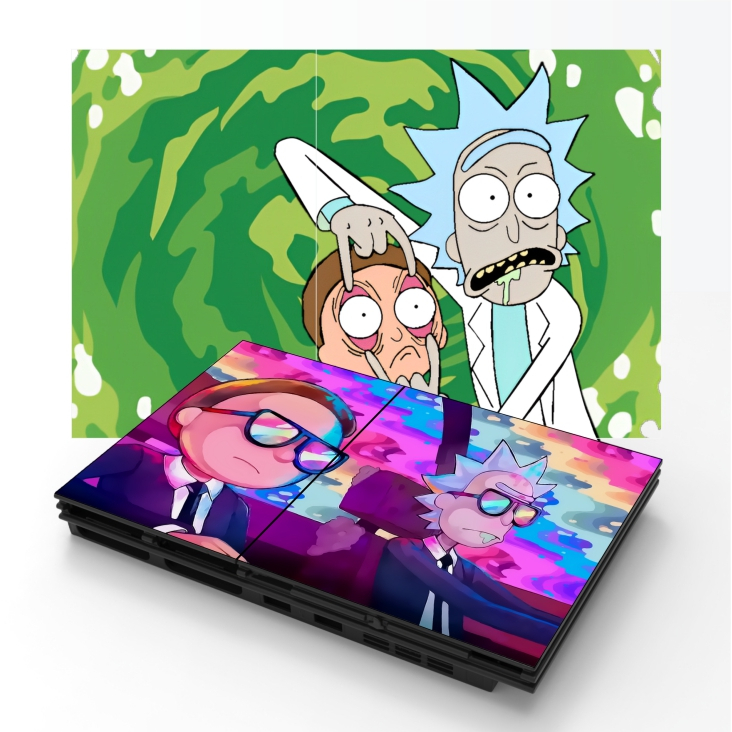 Skin para PS2 Slim - Rick e Morty | Shopee Brasil