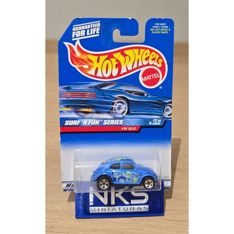 Hot Wheels Fusca Volkswagen Bug Azul | Shopee Brasil