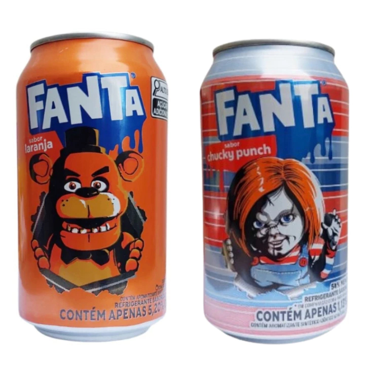 Fanta FNAF Five Nights At Freddy's | Halloween 2025 | Lata 350ml ...