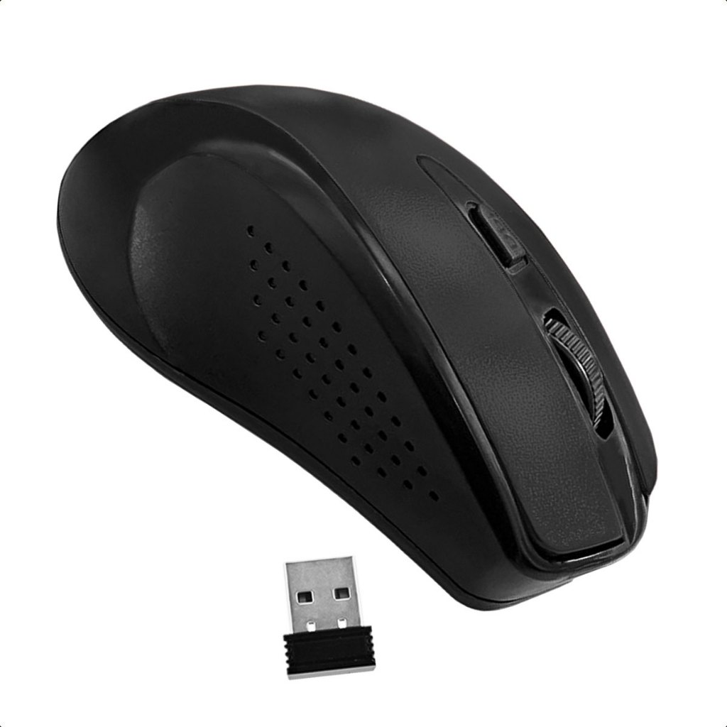 Mouse Sem Fio Óptico Moderno Longo Alcance 10M Conector USB Durável ...