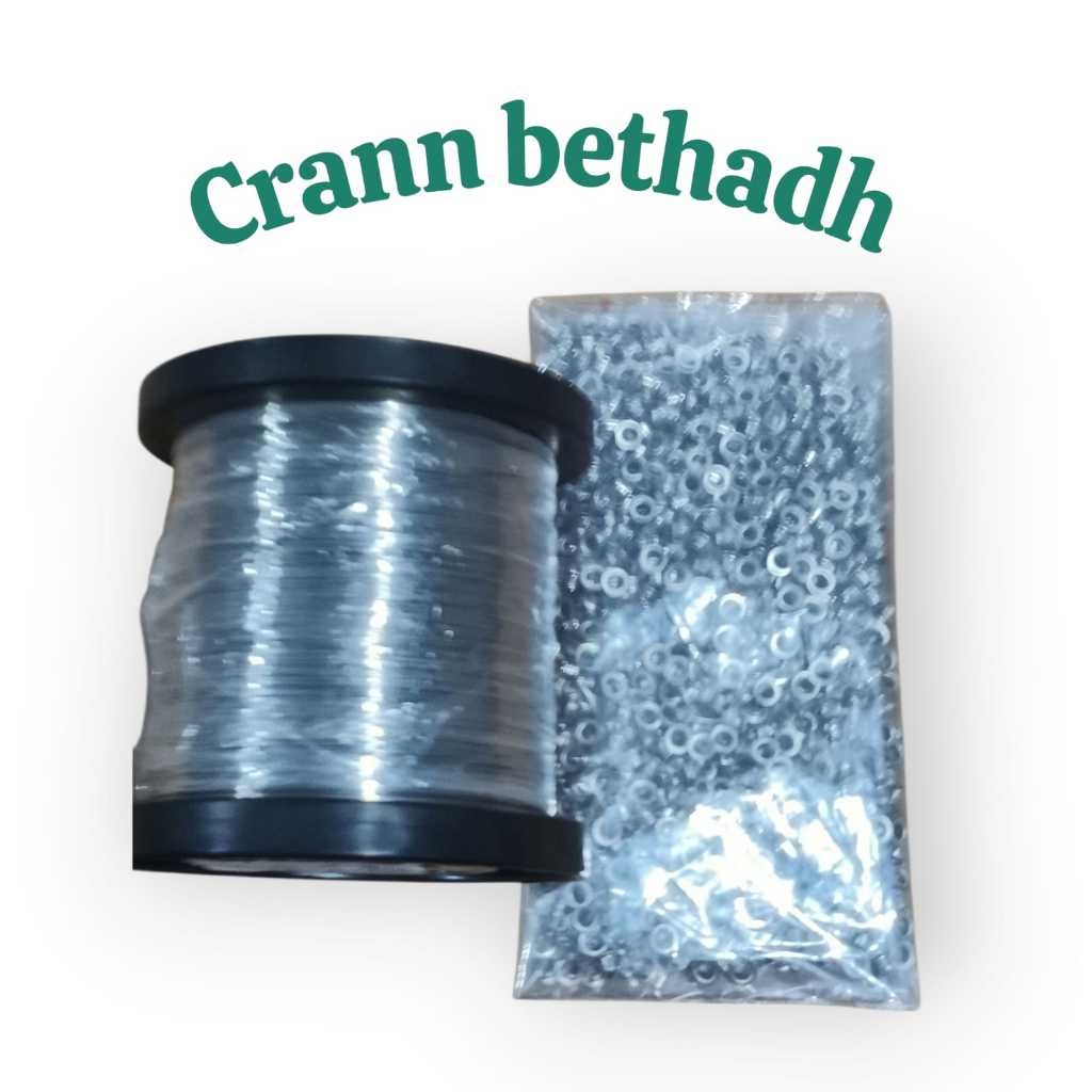 Arame De Aço Inox A304l + Ilhos Niquelado Crann Bethadh | Shopee Brasil