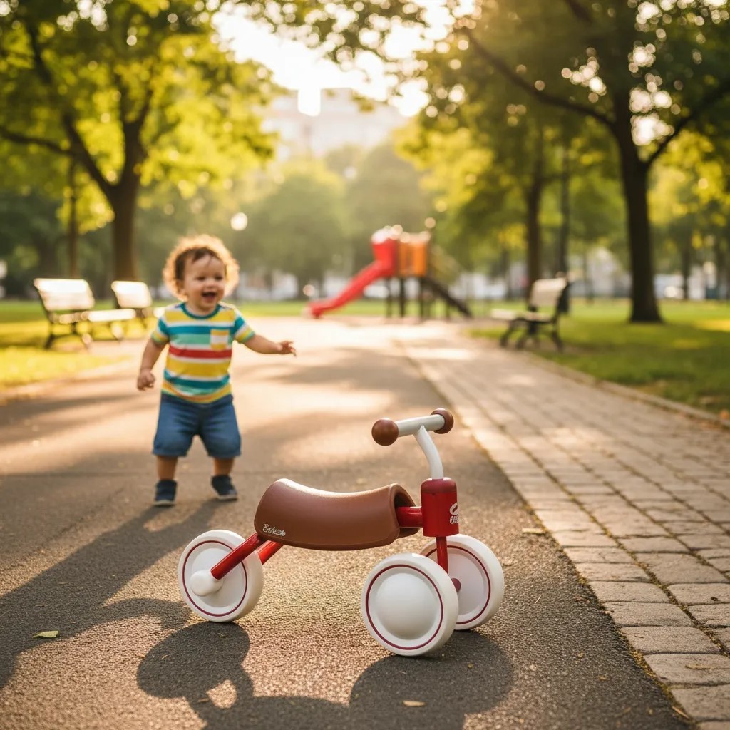 Bicicleta Andador Motoca Infantil Balance Sem Pedal 3 Rodinhas 1 ano 2 ...