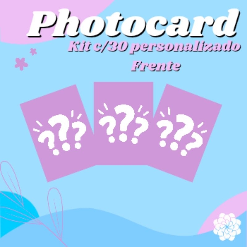 Cards personalizados Photocard | Shopee Brasil
