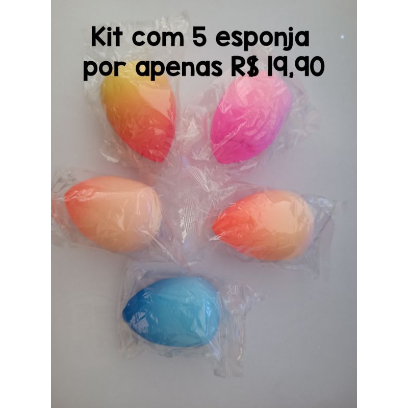 Esponja Coxinha de Maquiagem | Shopee Brasil