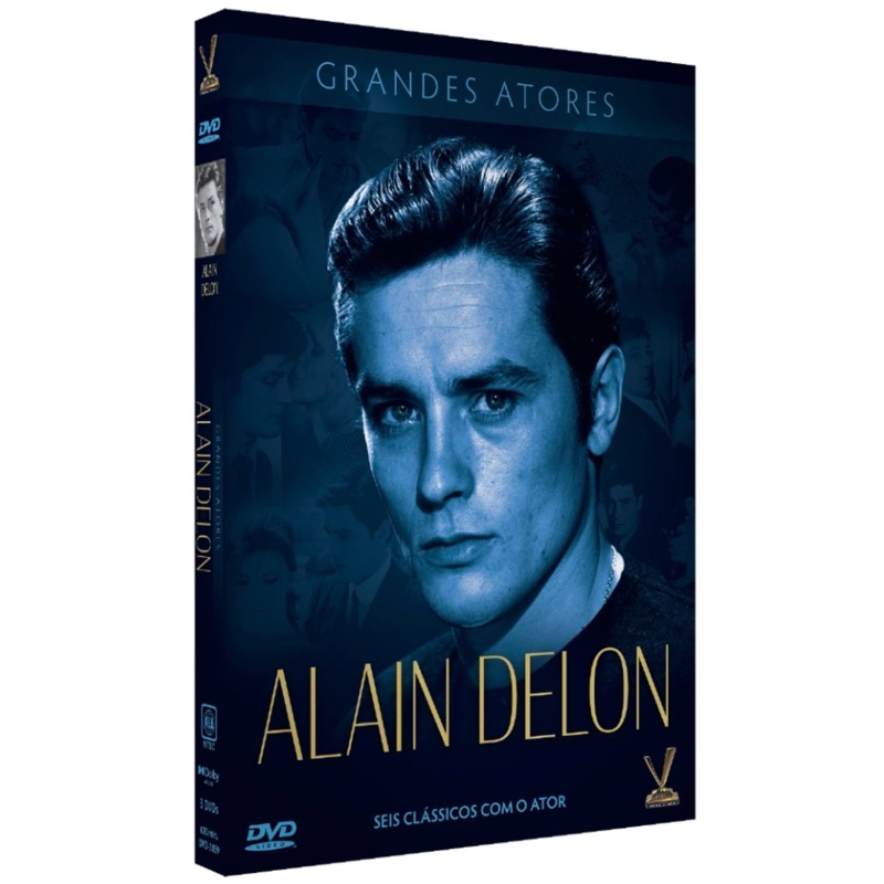 DVD GRANDES ATORES ALAIN DELON | Shopee Brasil