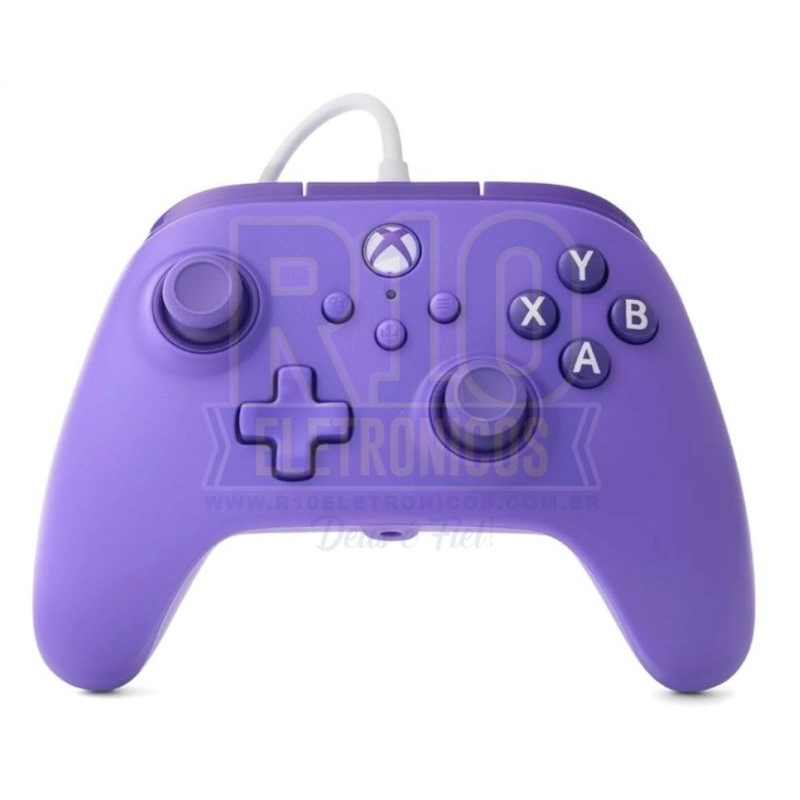 CONTROLE XBOX ONE/SERIES POWERA VIOLET ORIGINAL COM FIO 08419 | Shopee ...