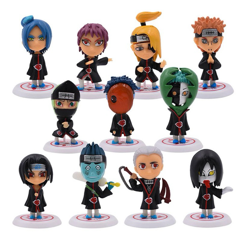 miniaturas colecionáveis naruto akatsuki action figure | Shopee Brasil