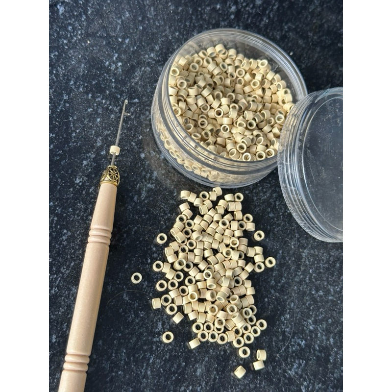 Microlink Nano Slim Loiro Claro 4 mm 1000 Argolas Sem Silicone Com ...