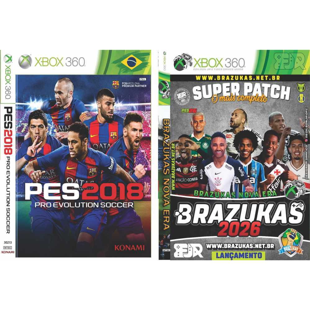 Pes 2018 + Brazukas 2026 Xbox 360 | Shopee Brasil